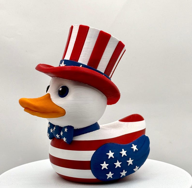 Uncle Sam off Road Duck - 3D Printed Duck | Cruise Ducking Gift - Etsy