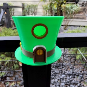 Leprechaun Hat Birdhouse - 3D Printed St. Patrick’s Day Garden Décor - Etsy