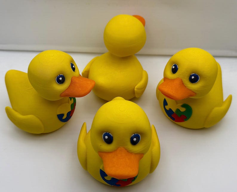 Autism Awareness Jeep Duck – 3D Printed ASA Plastic - Withstands Heat ...