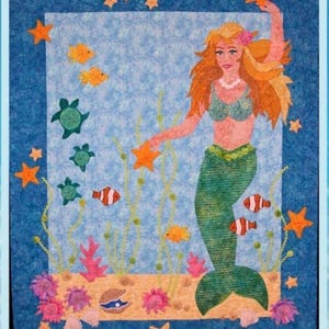 Pretty Mermaid Quilt Kit by Marcia Layton Designs - Etsy