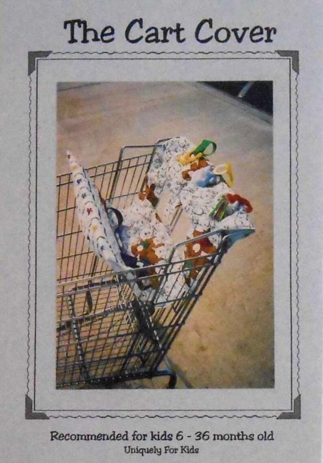 SALE Shopping Cart Cover Pattern Kit by Uniquely for Kids - Etsy