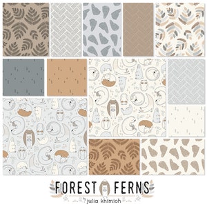 Forest Ferns Lookout Baby Nursery Quilt 40 X 50 TBQSC Handmade - Etsy