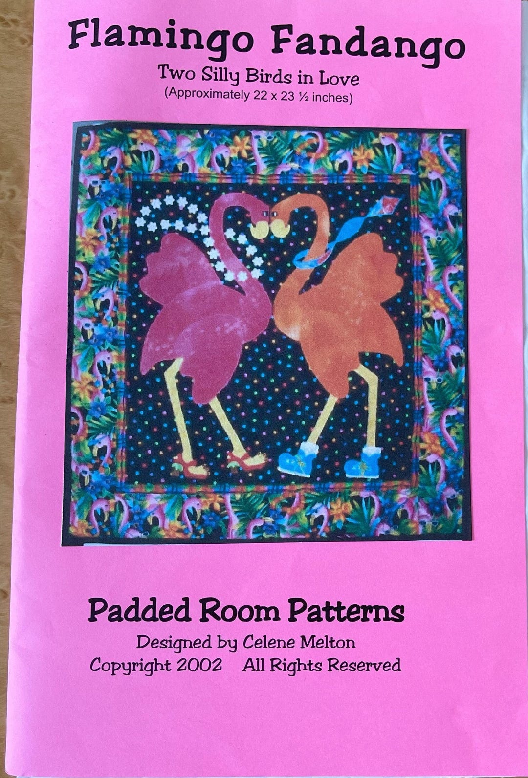 Flamingo Fandango Quilt Kit by Padded Room Patterns Tropical Home Decor ...