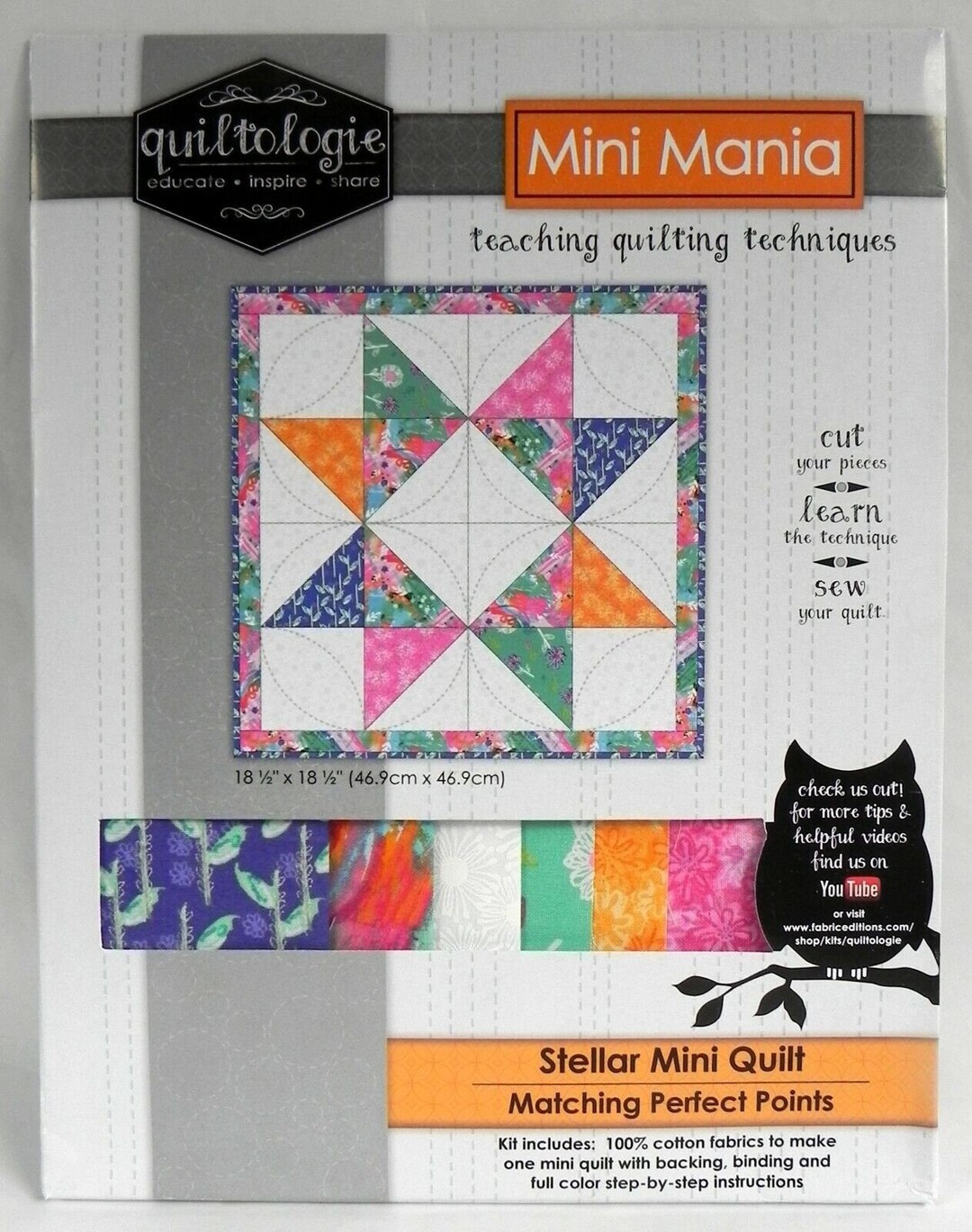 DESTASH Quilt Kit Quiltologie Stellar Star TBQSC Handmade - Etsy