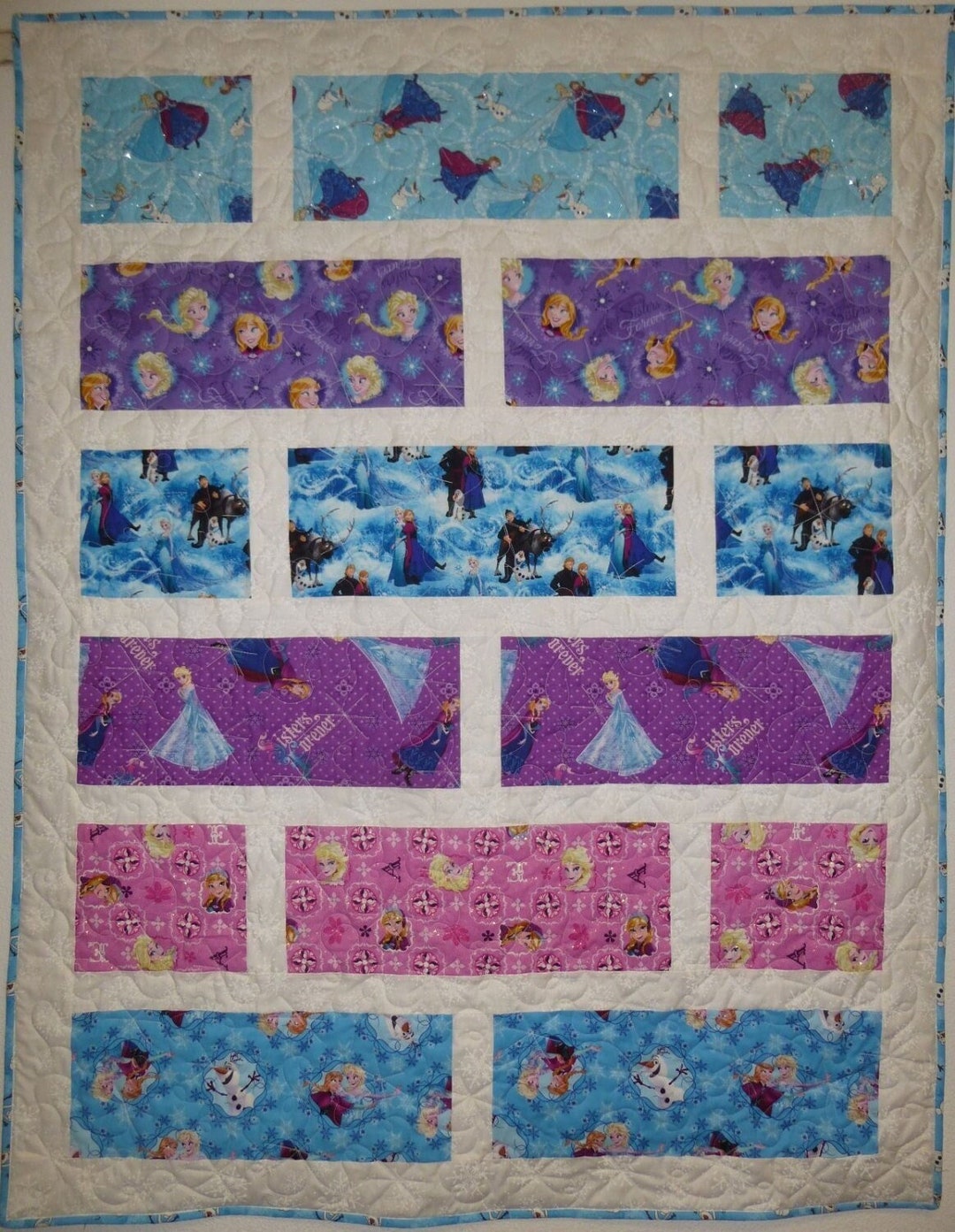 Frozen Princess Quilt Kit by It's Sew Emma 47 X 61 Baby Shower Gift - Etsy