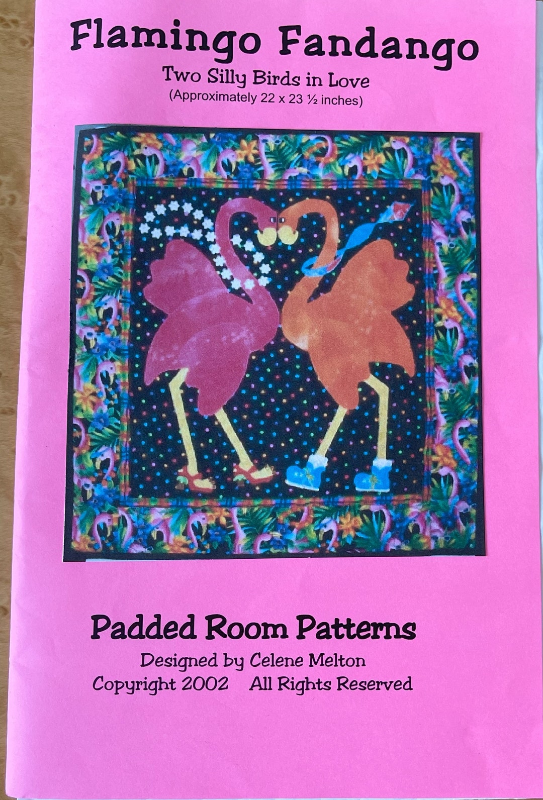 Tropical Flamingo Fandango Quilt Kit Pattern & Fabrics by Padded Room ...