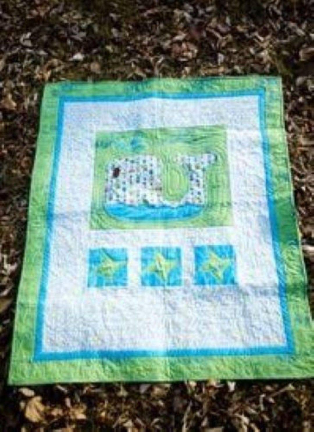 Baby Beluga Whale Baby Quilt Kit by Connecting Threads 42 X 50 Baby ...