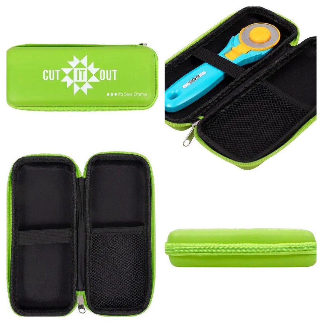 SALE Rotary Cutter Storage Case Lime Green by It's Sew Emma - Etsy