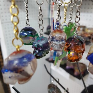 Art Skull Keychains - Etsy