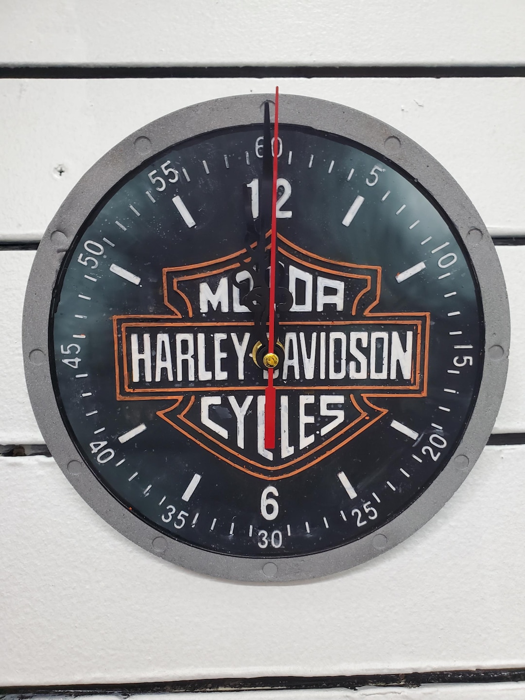 Harley Davidson Wall Clock - Etsy