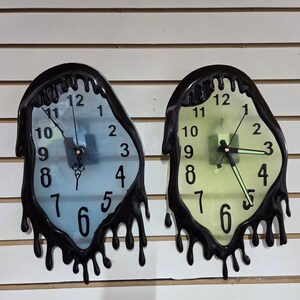 Melting Wall Clock - Etsy