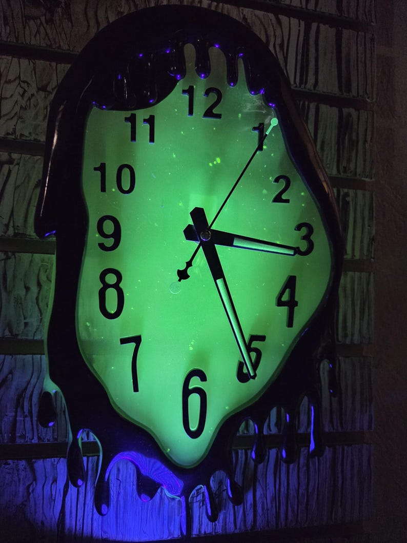 Melting Wall Clock - Etsy