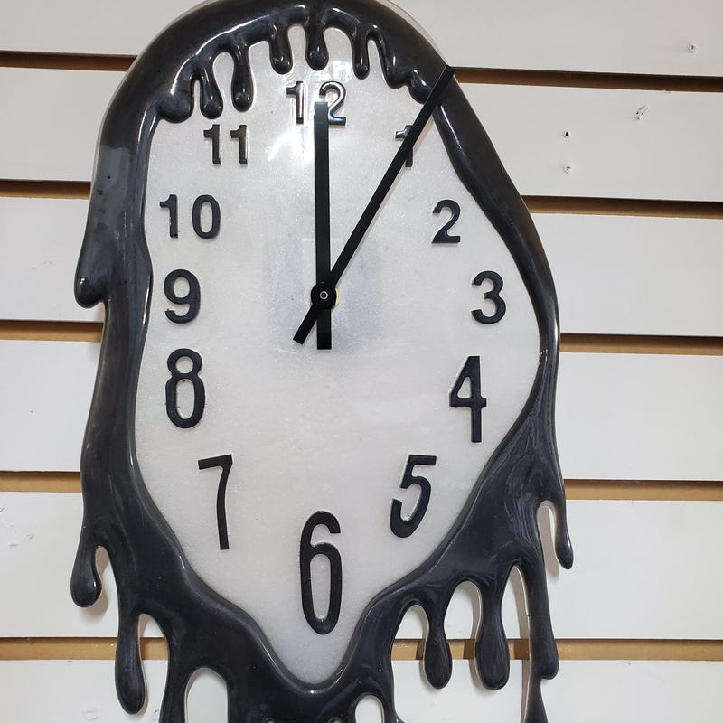 Melting Clock - Etsy