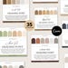 35 Neutral Color Palette & Font Combinations (canva) - Etsy