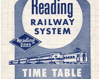 Reading Railroad | Etsy