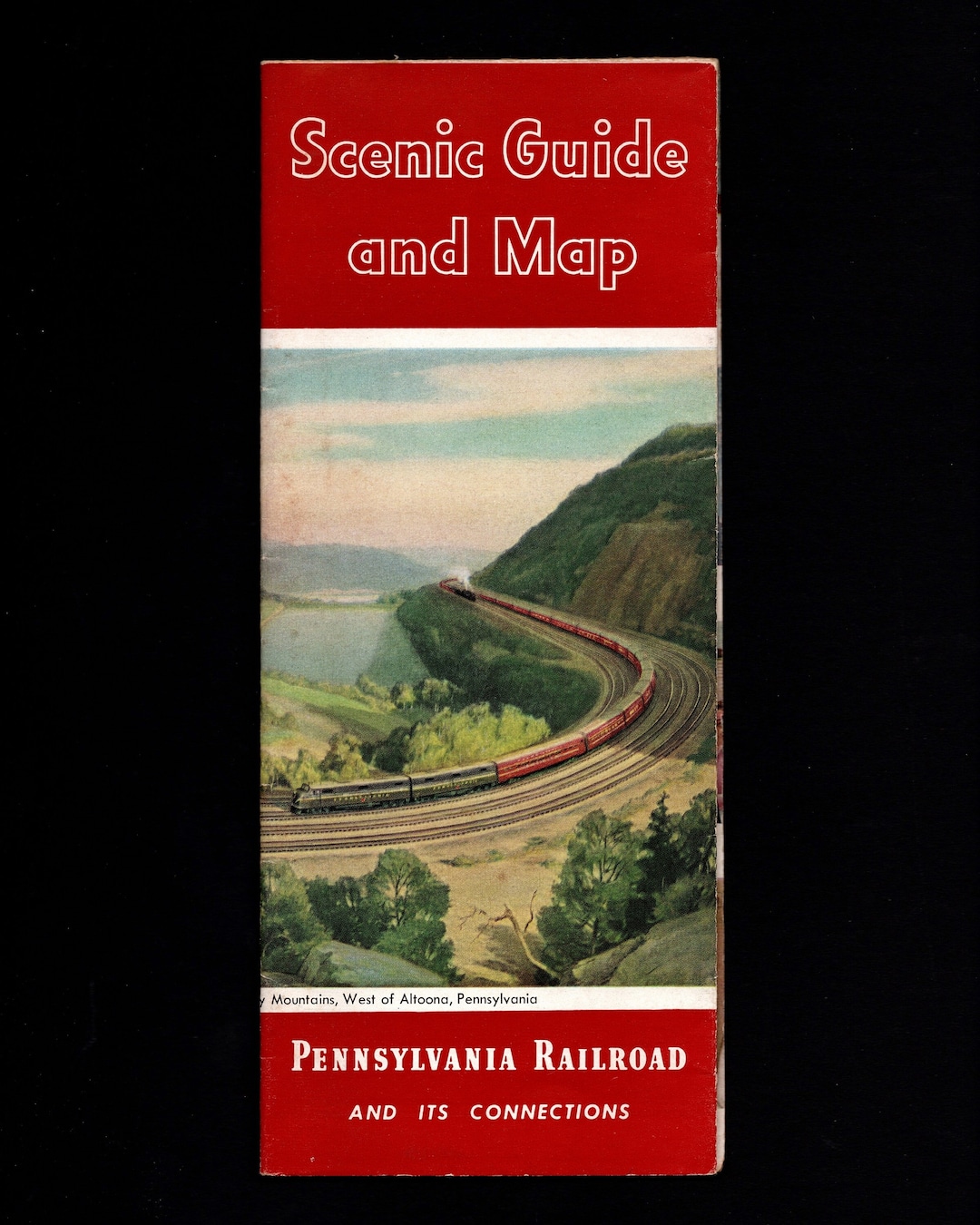 1956 PRR scenic Guide and Map Pennsylvania Railroad - Etsy