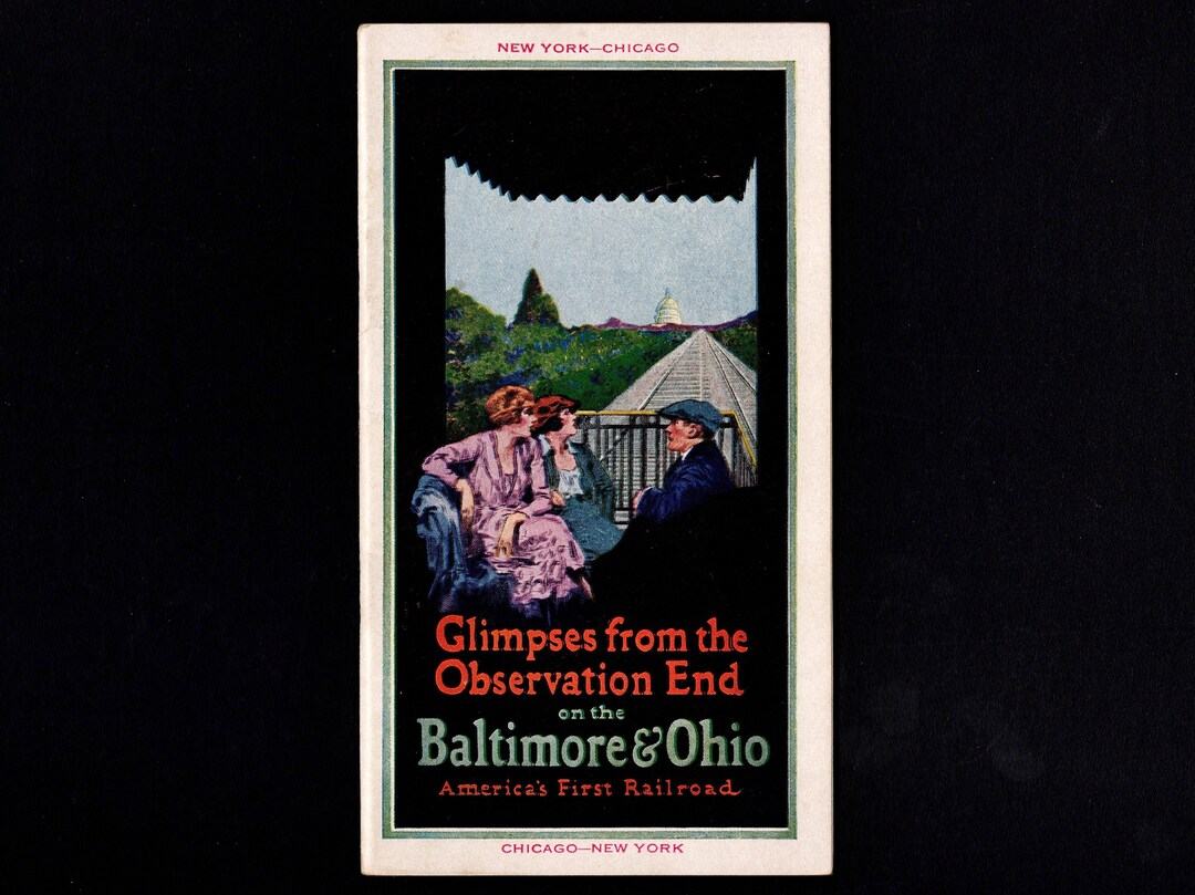 1931 Baltimore and Ohio Route Guide New York to Chicago - Etsy