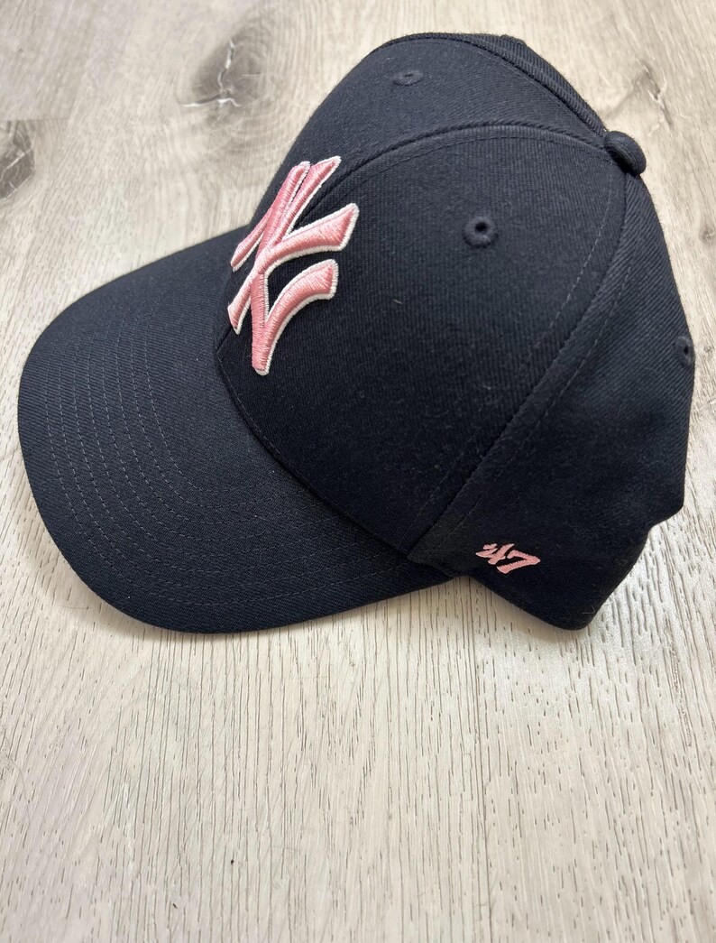 2000s Vintage New York Yankees Navy and Pink Baseball Cap - Etsy