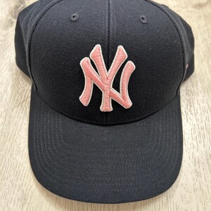 2000s Vintage New York Yankees Navy and Pink Baseball Cap - Etsy