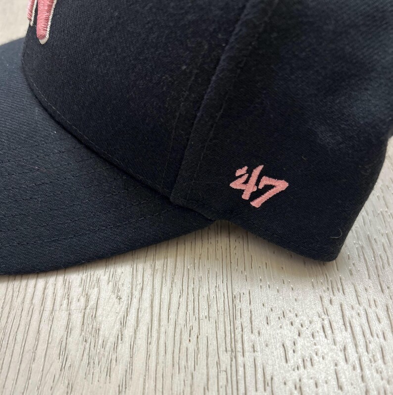 2000s Vintage New York Yankees Navy and Pink Baseball Cap - Etsy