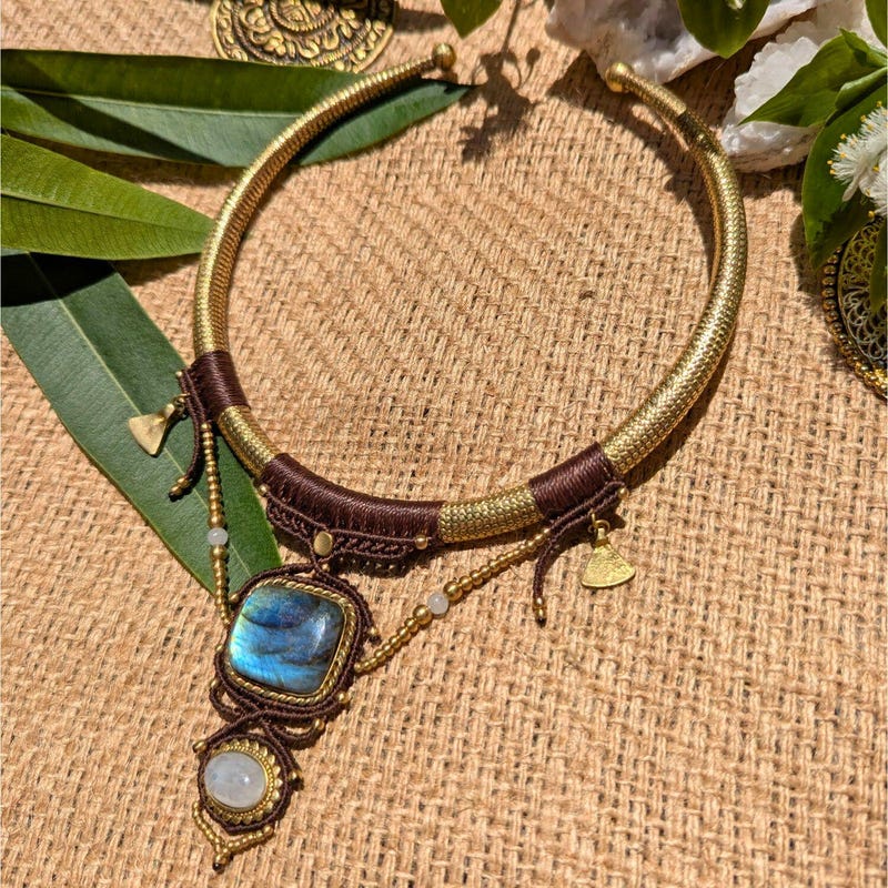 Torque Necklace - Etsy