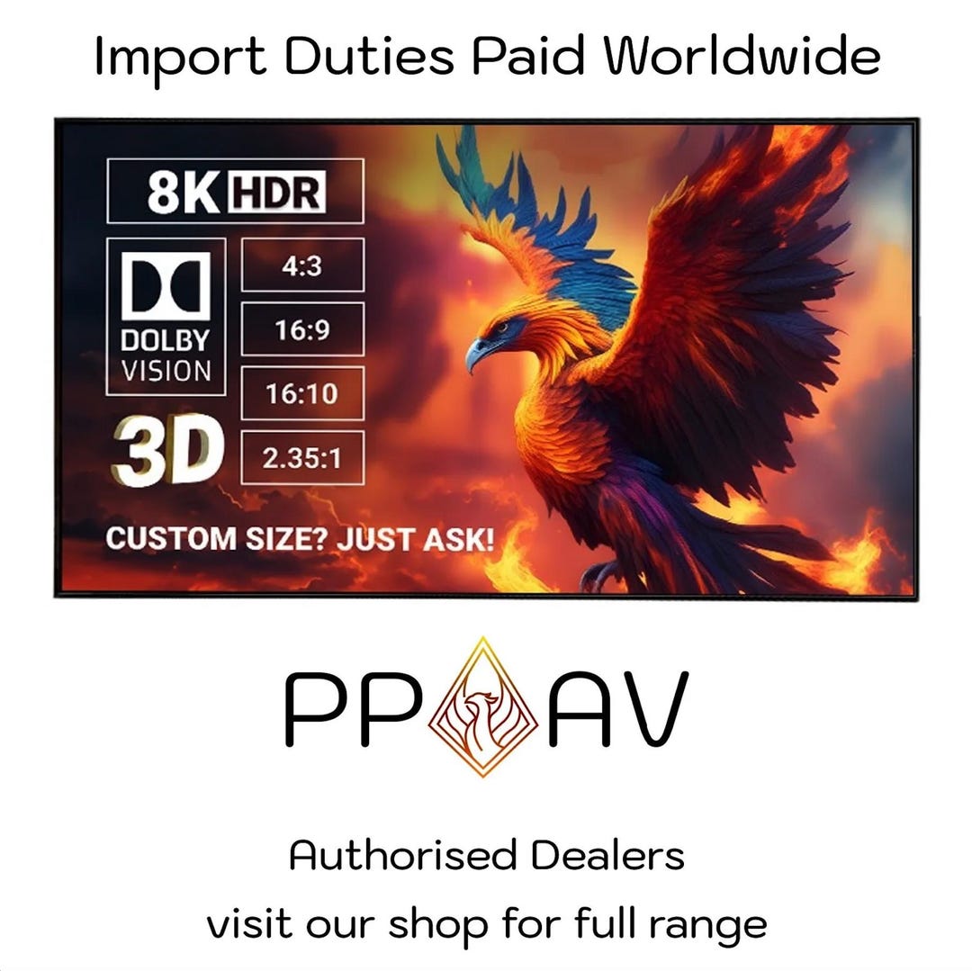 Projector Screen ALR/CLR 90-100 Inch Fixed Frame 8k UST cbsp Phoenix ...