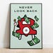 NEVER LOOK BACK - Etsy