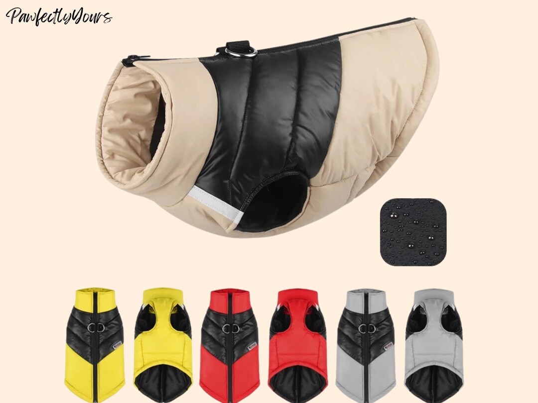 Waterproof Dog Puffer Vest Jacket - Warm Winter Coat for Small and ...