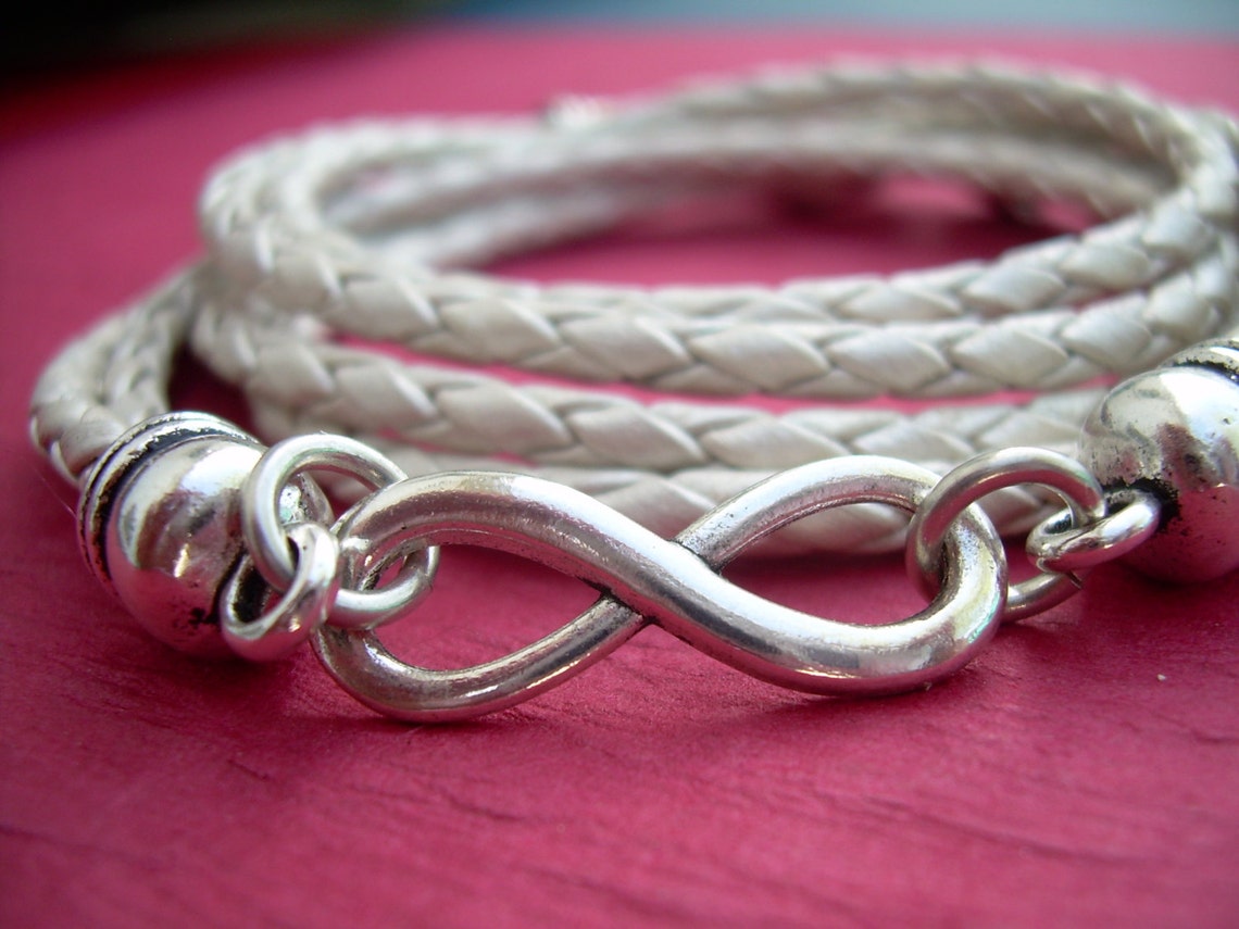 Womens Leather Bracelets Infinity Bracelet Womens Infinity - Etsy