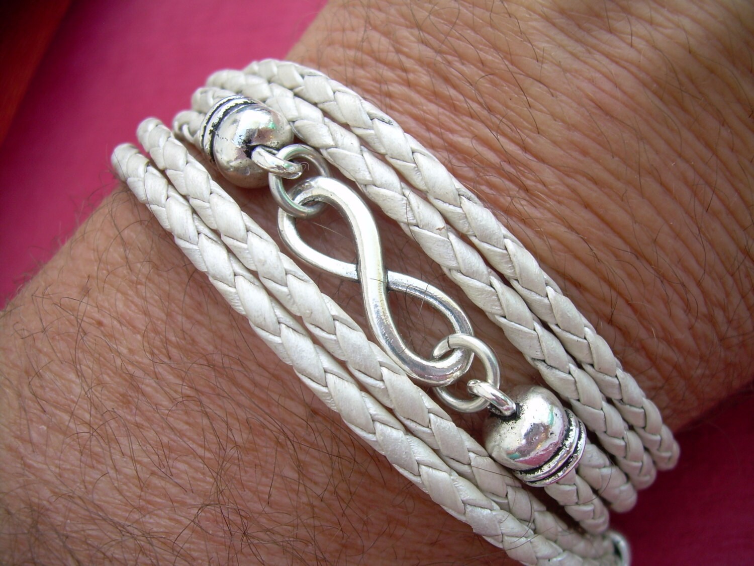 Womens Leather Bracelets Infinity Bracelet Womens Infinity - Etsy