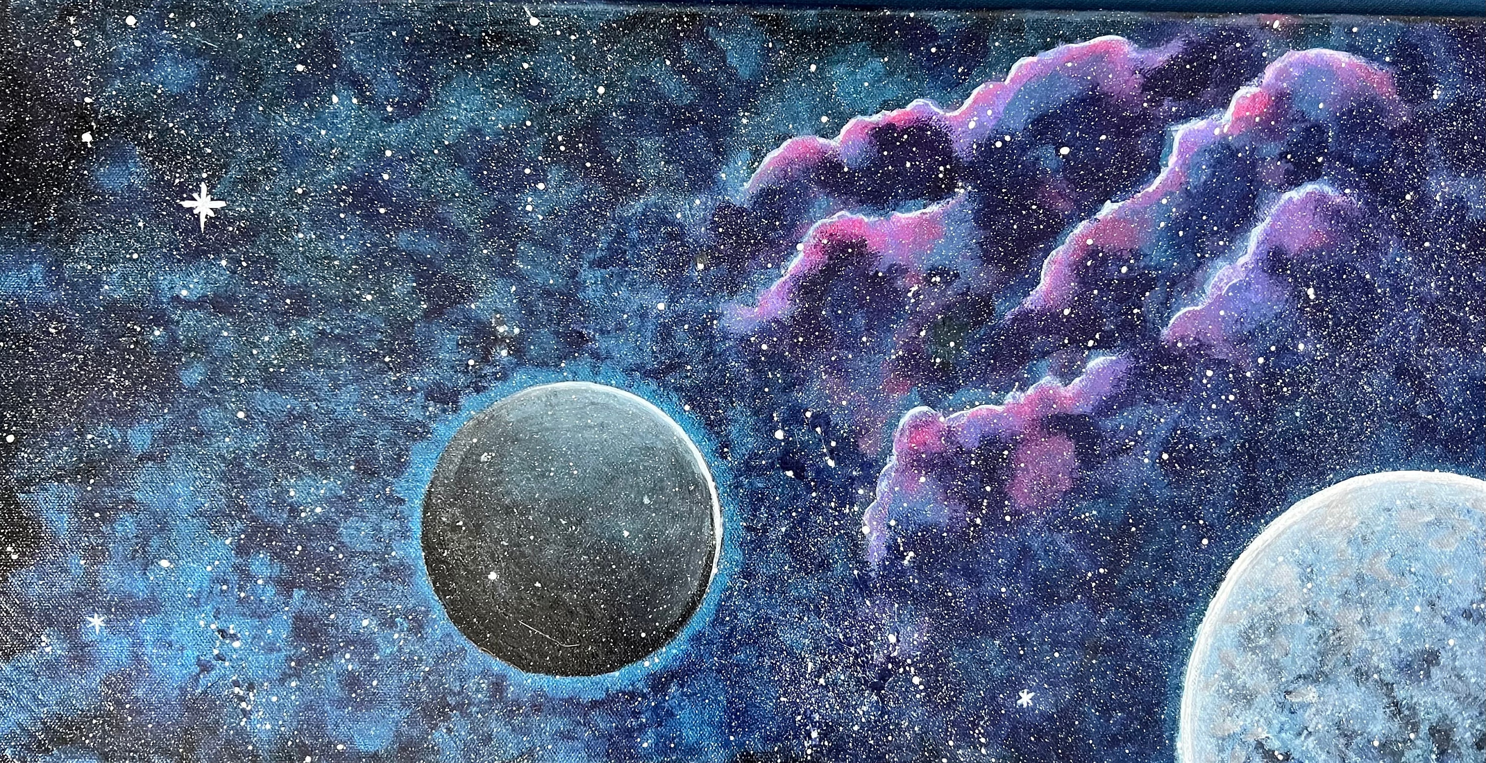 Acrylic Outer Space Paintings