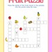 Interactive Fruit Object Puzzle – Engaging Vocabulary Building ...
