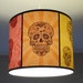 Skull Lamp Rainbow Sugar Skulls Pendant Lamp Shade Lampshade - Etsy