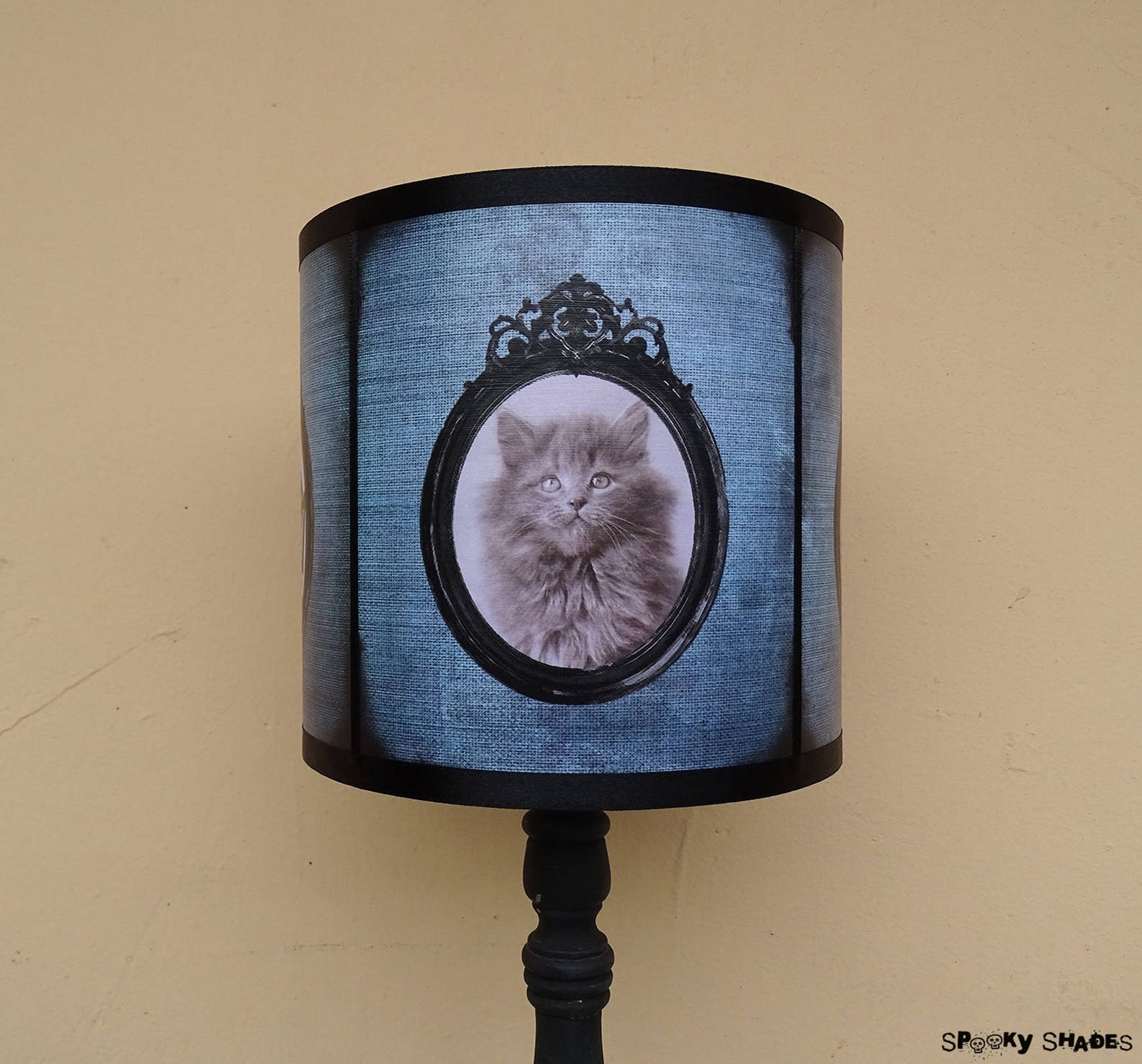 Cute Kitten Cats Lamp Shade Lampshade Blue Lampshade Unique - Etsy
