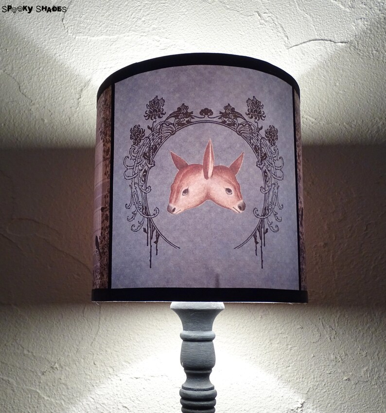 Woodland Freaks Lamp Shade Lampshade Fawn Cabinet of - Etsy