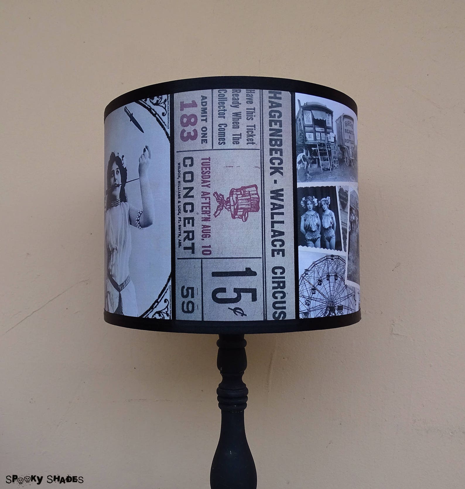 Circus Performer Black and White Lamp Shade Lampshade Unique | Etsy