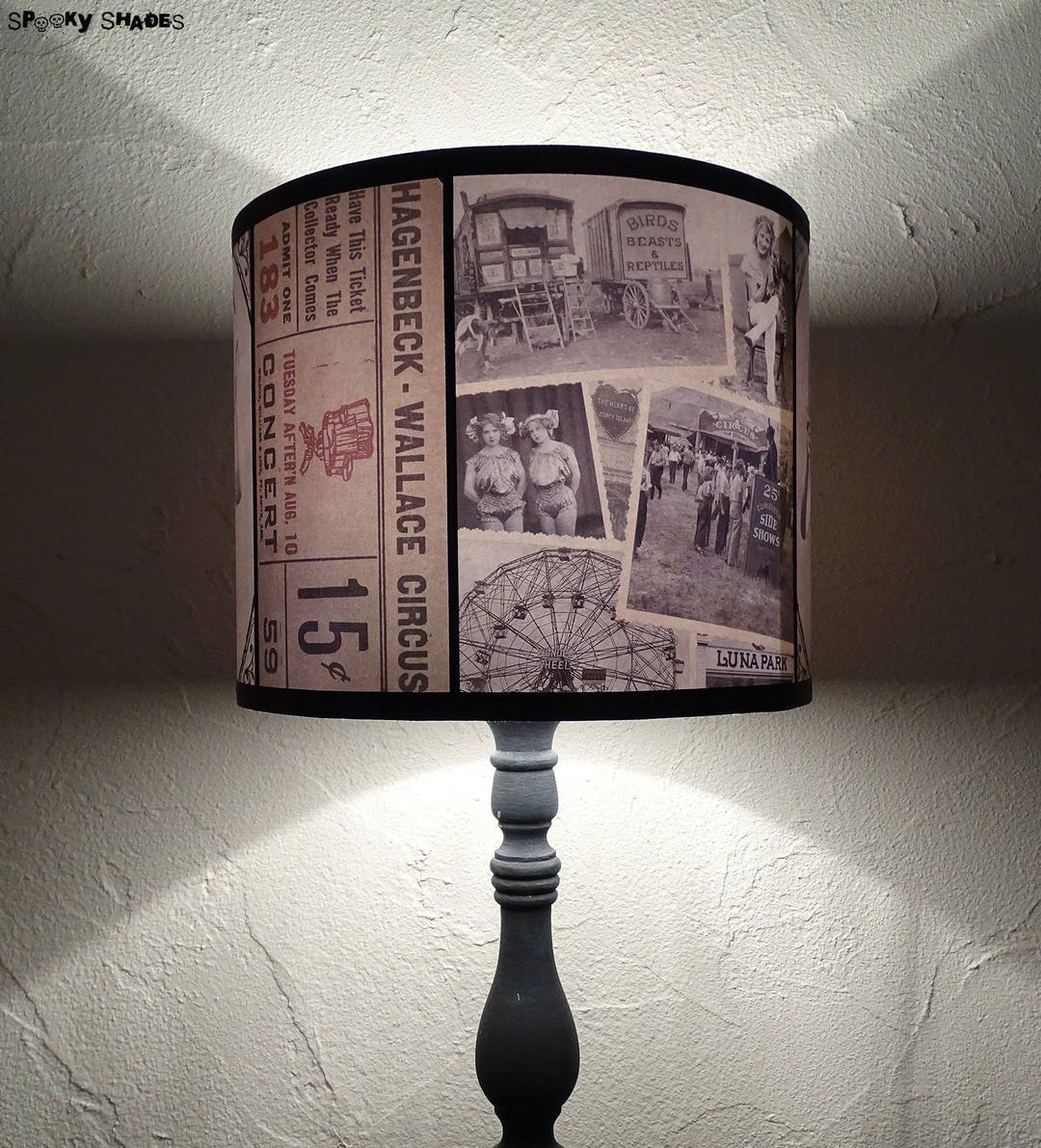 Fun Fair Circus Lamp Shade Lampshade Coney Island Ferrys - Etsy