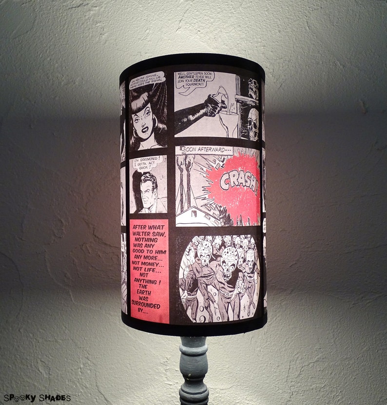 Superhero Girls Lamp Shade Lampshade Comic Strip | Etsy