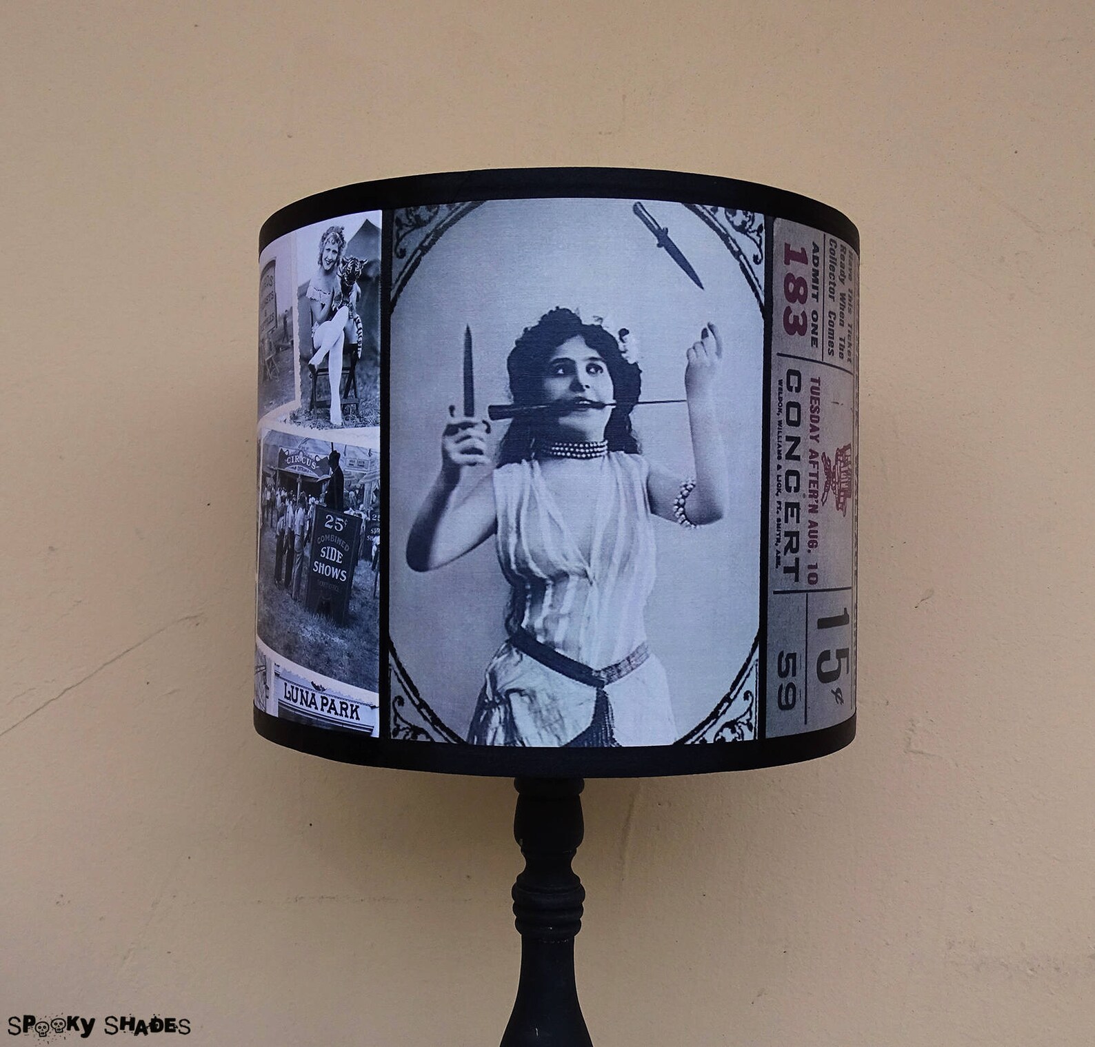 Circus Performer Black and White Lamp Shade Lampshade Unique | Etsy