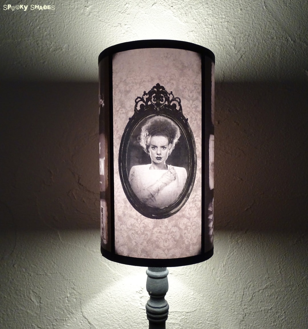 Bride of Frankenstein Gothic Lamp Shade Lampshade - Unique Lighting ...