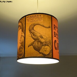 Circus Sideshow ceiling pendant lamp shade lampshade Antique | Etsy
