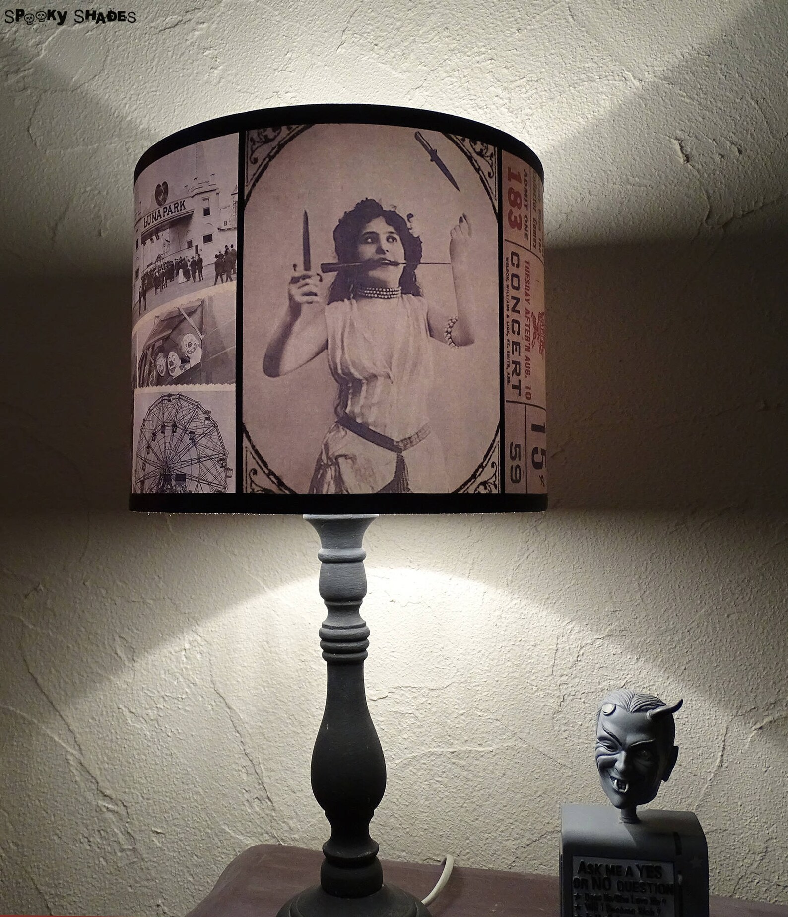 Circus Performer Black and White Lamp Shade Lampshade Unique | Etsy