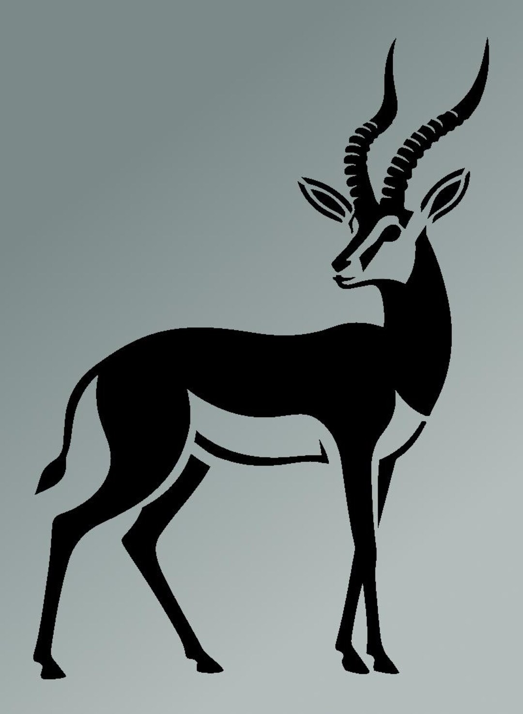 Antelope Vector Graphic – DXF, SVG & PNG – Digital Download for Your ...
