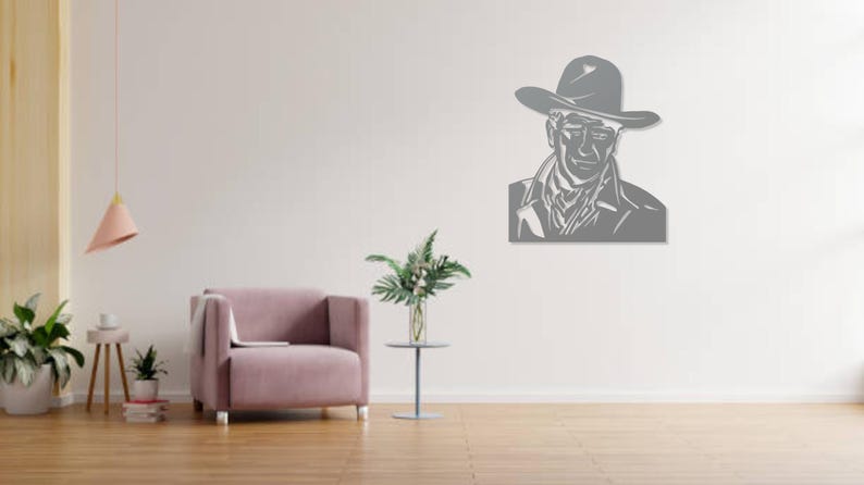 John Wayne – Vector Graphics in DXF, SVG & PNG Format – Digital ...