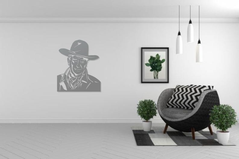 John Wayne – Vector Graphics in DXF, SVG & PNG Format – Digital ...