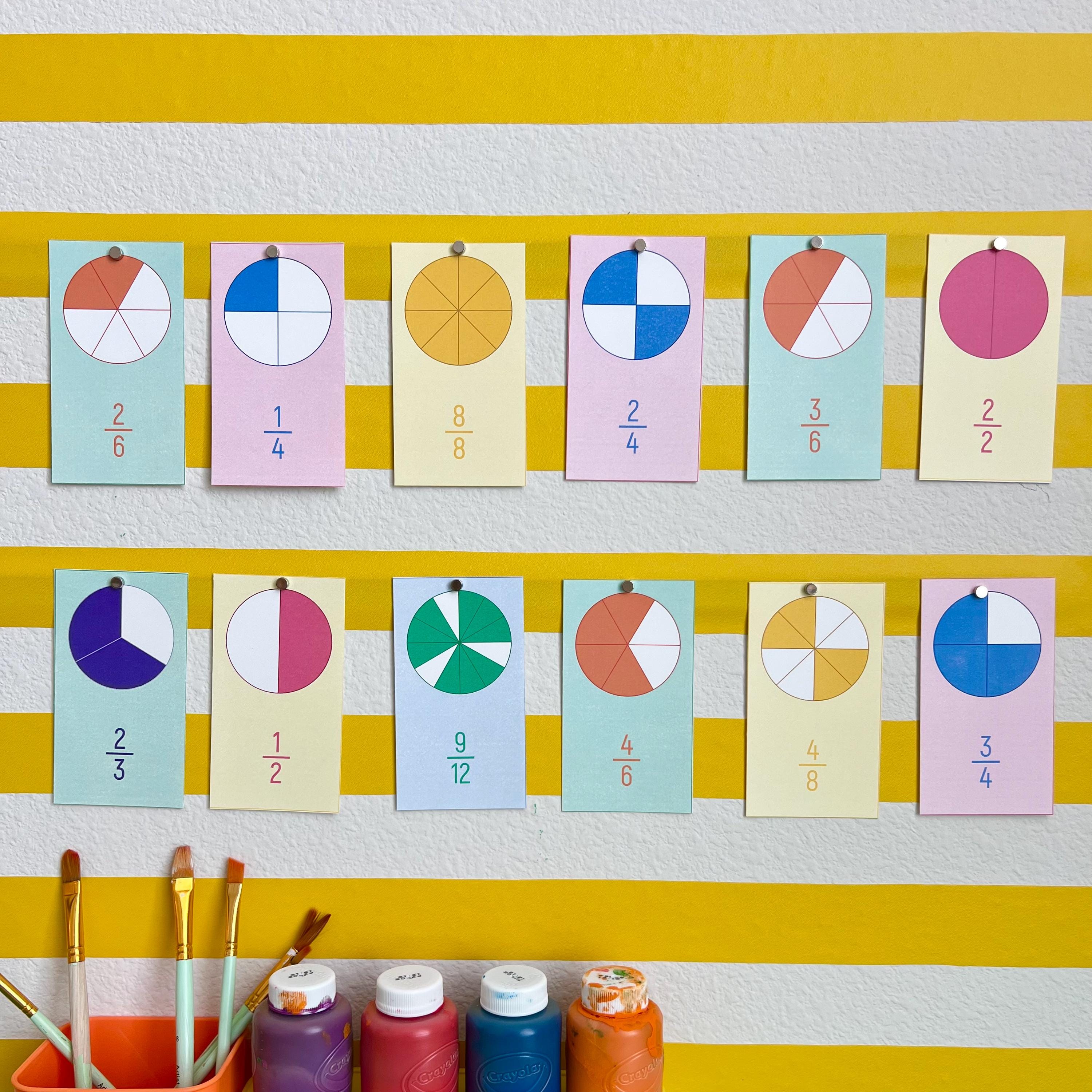 Fractions Learning Activity: Math Worksheets & Flashcards (printable ...