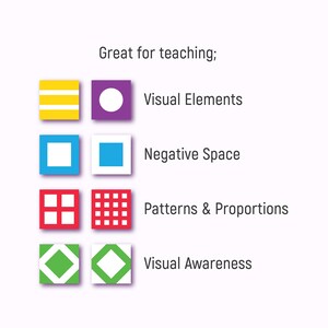 Shape Matching Game: Visual Awareness, Art Education (printable) - Etsy