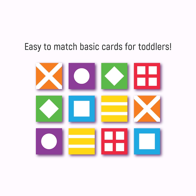 Shape Matching Game: Visual Awareness, Art Education (printable) - Etsy