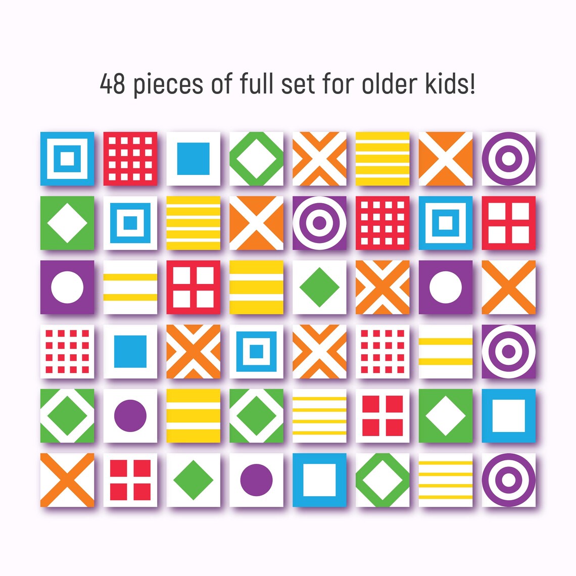 Shape Matching Game: Visual Awareness, Art Education (printable) - Etsy