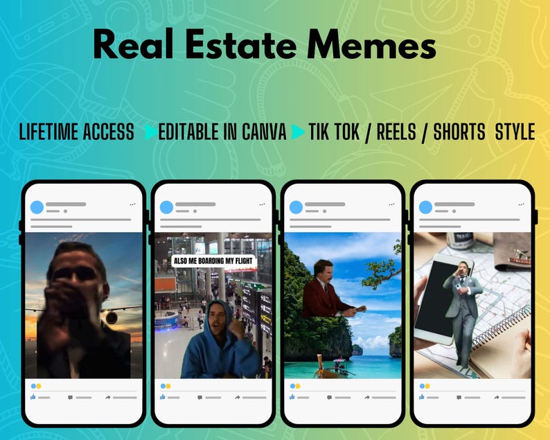 Travel Meme Templates – 50+ Funny Canva Designs | Viral Social Media ...